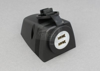 12v / 24v Surface Mounted Twin USB Power Socket (5V 2.1A)